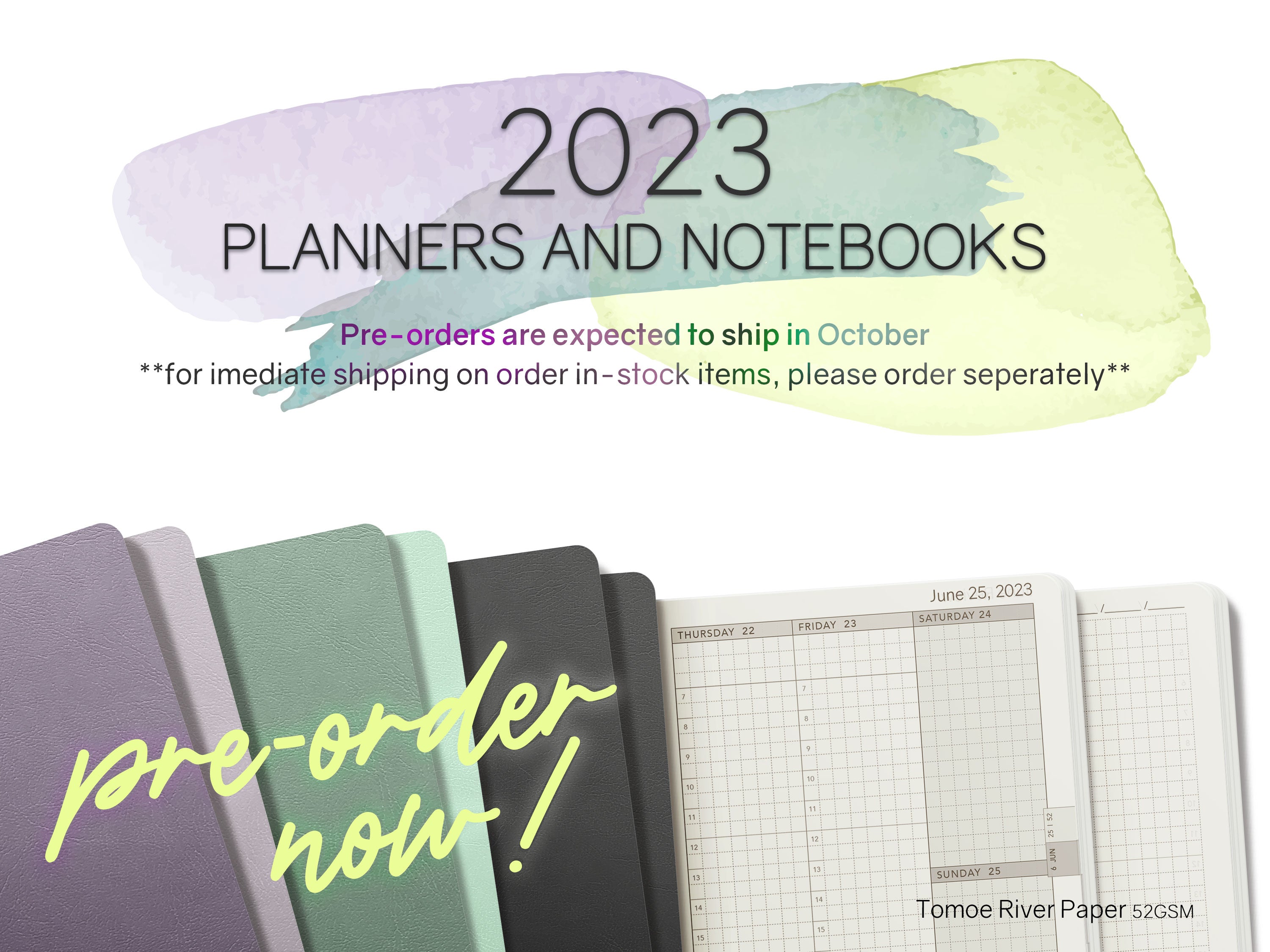 2023 Wonderland 222 Tomoe River Paper Planner and Notebook PreOrder ...