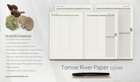 2021 Tomoe River Paper A5 and B6 Weekly Planners COMING SOON ...