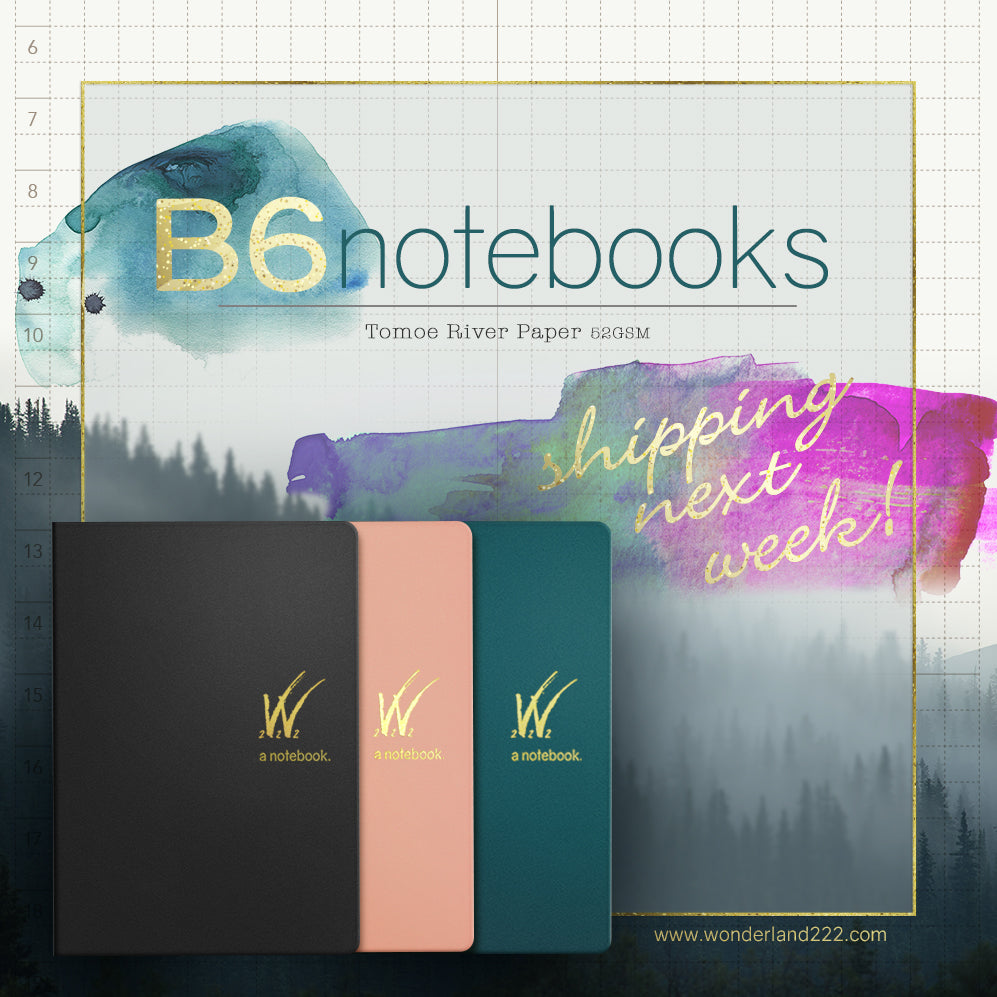 B6 Tomoe River Paper Notebook Shipping Update – Wonderland222