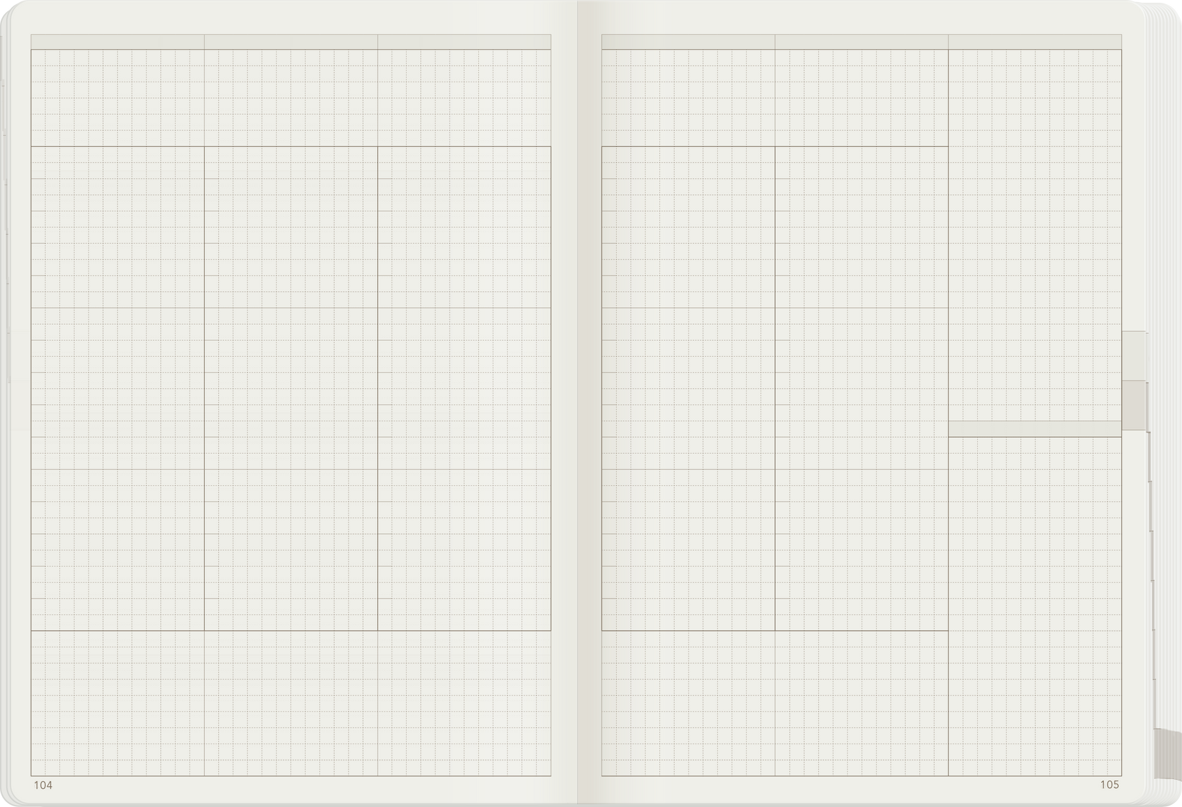 A5 Undated Planner v.3 All-in-One Stacked Weekends | Wonderland 222 ...