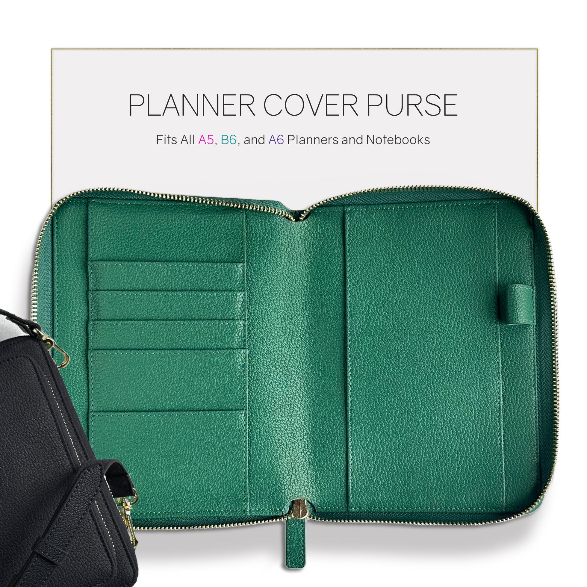 Stylish Planner Carrying Case with a zipper | Wonderland 222 ...