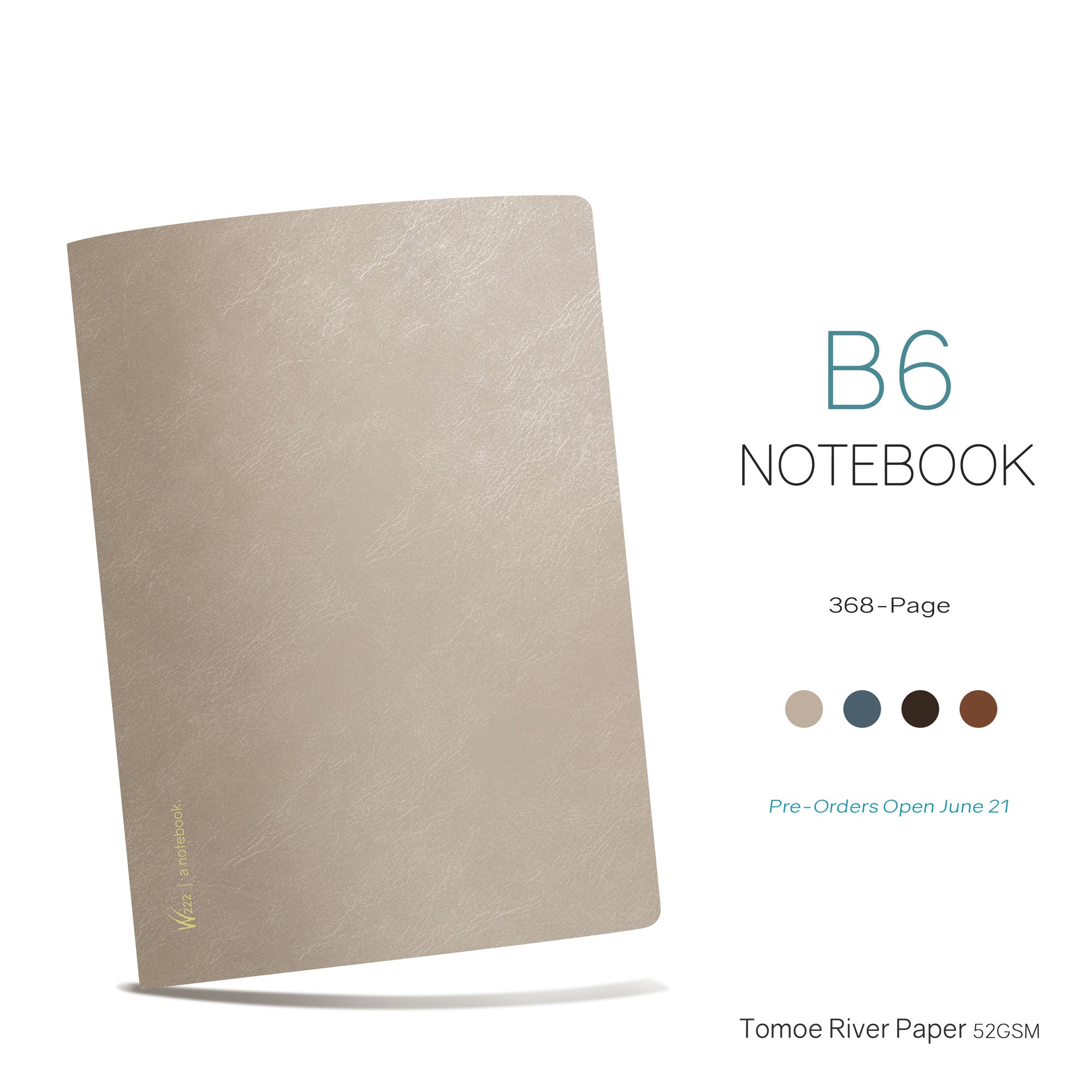 PRE-ORDER | B6 Notebook | 2025 Edition | 368 – Wonderland222